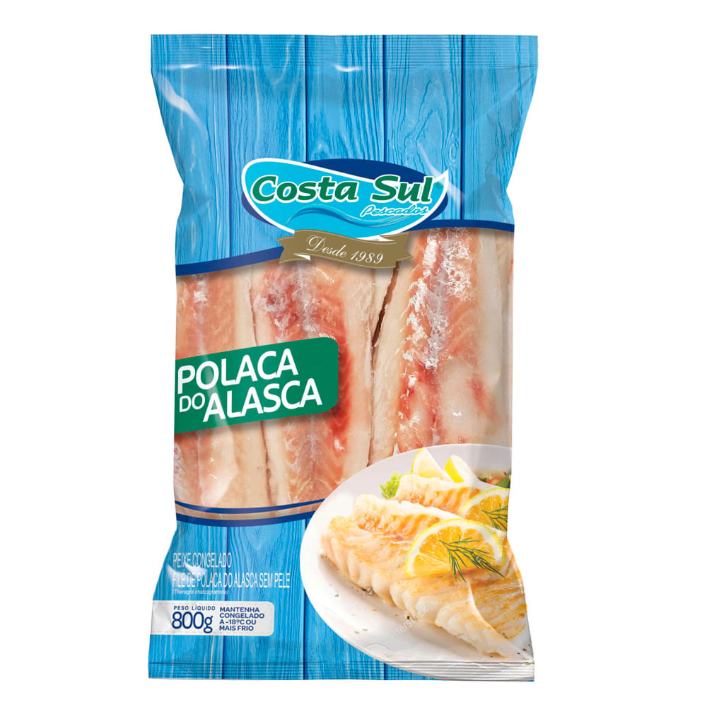 Filé de Peixe Polaca do Alasca Costa Sul 500g | GBarbosa