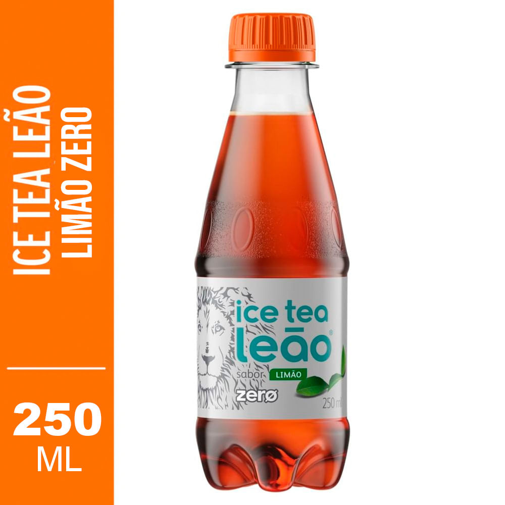 Chá Leão Ice Tea Limão Zero Garrafa 250ml | Chá Pronto | Gbarbosa