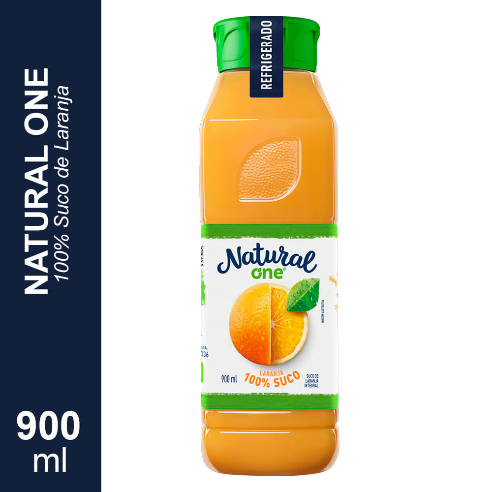 Suco Integral Natural One Laranja 900ml | GBarbosa