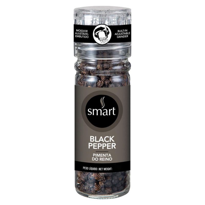 Pimenta do Reino em Grãos Smart Spice c/ Moedor 50g | Pimenta | Gbarbosa Pimenta do Reino em Grãos Smart Spice c/ Moedor 50g | Pimenta | Gbarbosa