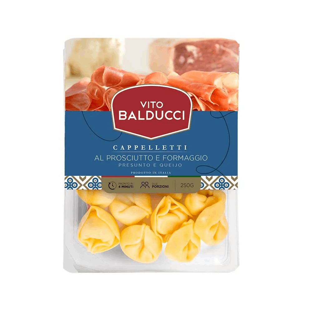 Cappelletti com Presunto e Queijo Vito Balducci 250g | GBarbosa
