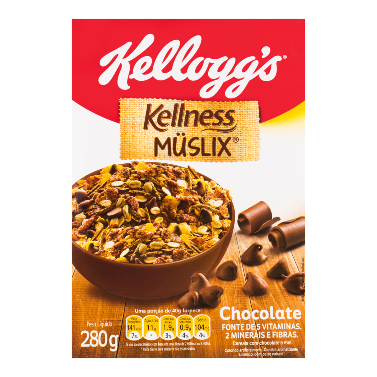 Cereal Kelloggs Muslix Chocolate 280g | Cereal | Gbarbosa