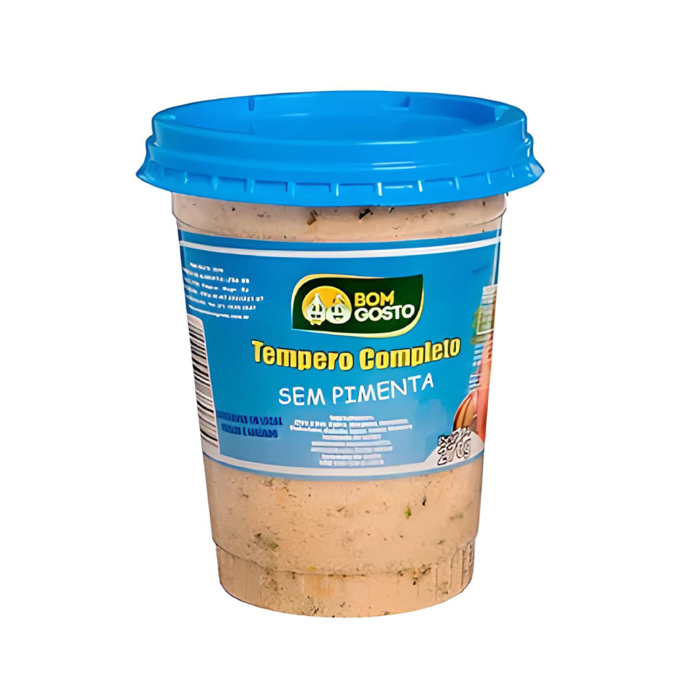 Tempero Completo Bom Gosto 300g Pote | Tempero Pó | Gbarbosa