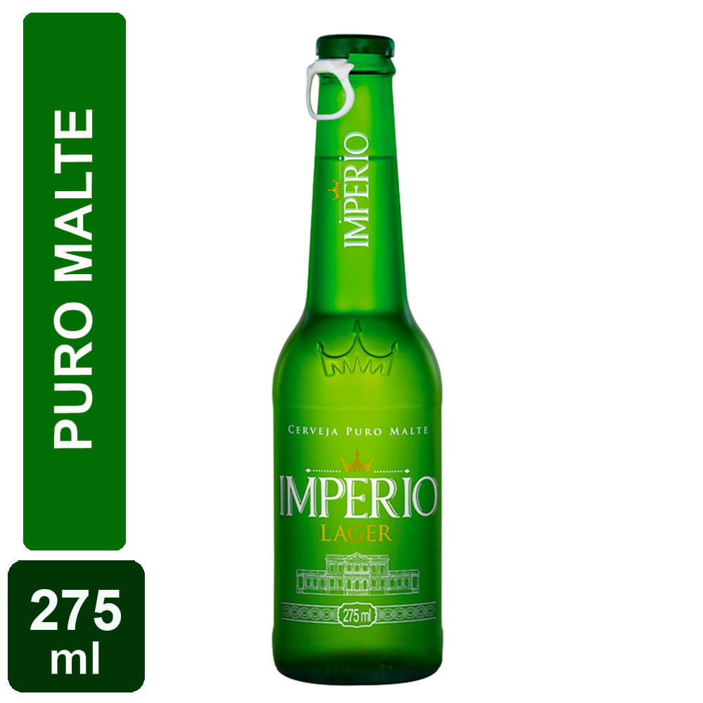 Cerveja Império Lager Long Neck 275ml | GBarbosa