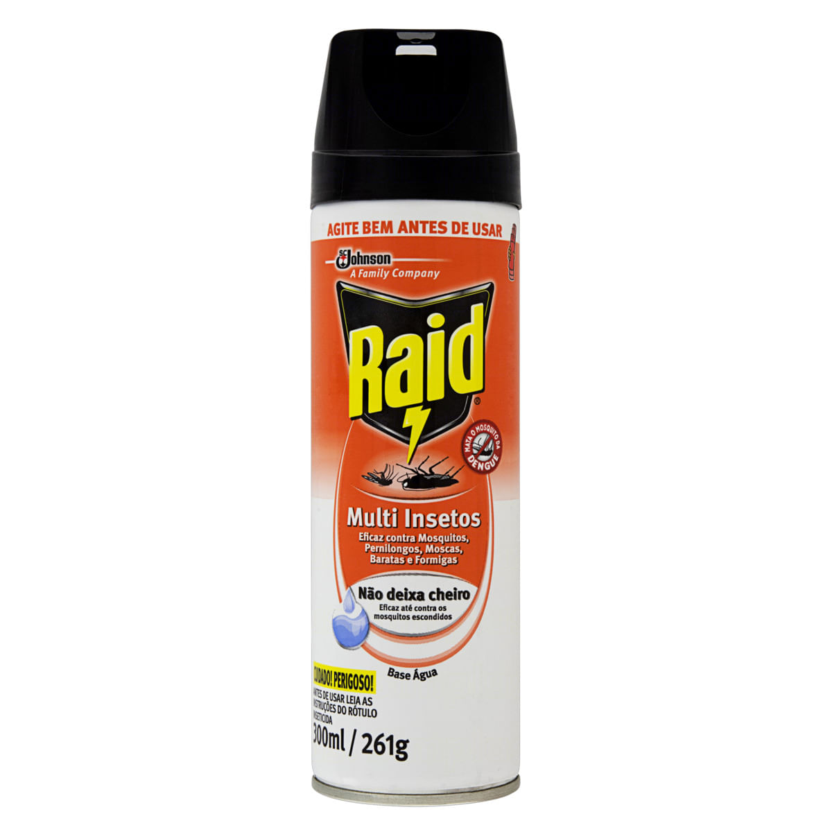 Inseticida Raid Aerossol Multi Insetos à Base de Água 300ml ...