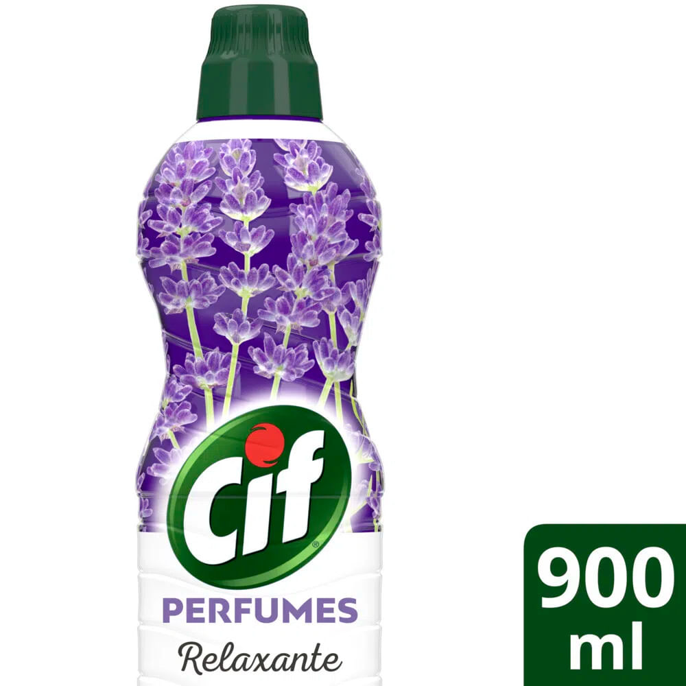 Limpador Perfumado Cif Relaxante Lavanda Silvestre 900ml | GBarbosa