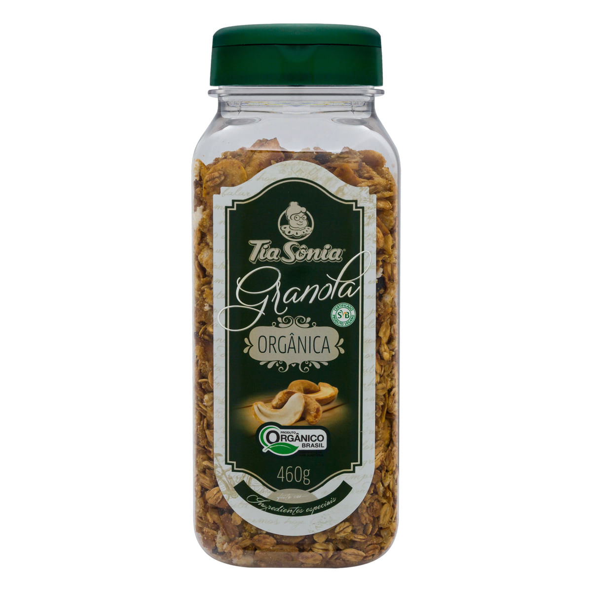 Granola Tia Sônia Orgânica Pote 460g | GBarbosa