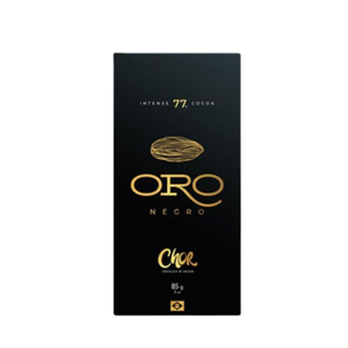 Chocolate Chor Oro Negro 77% Cacau 85g | GBarbosa