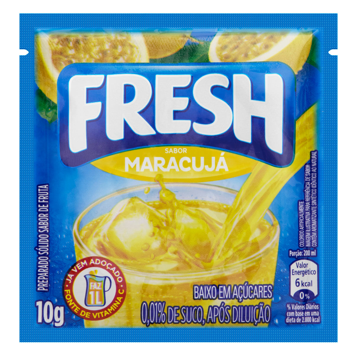 REFRESCO PO FRESH 10g, MARACUJA | GBarbosa