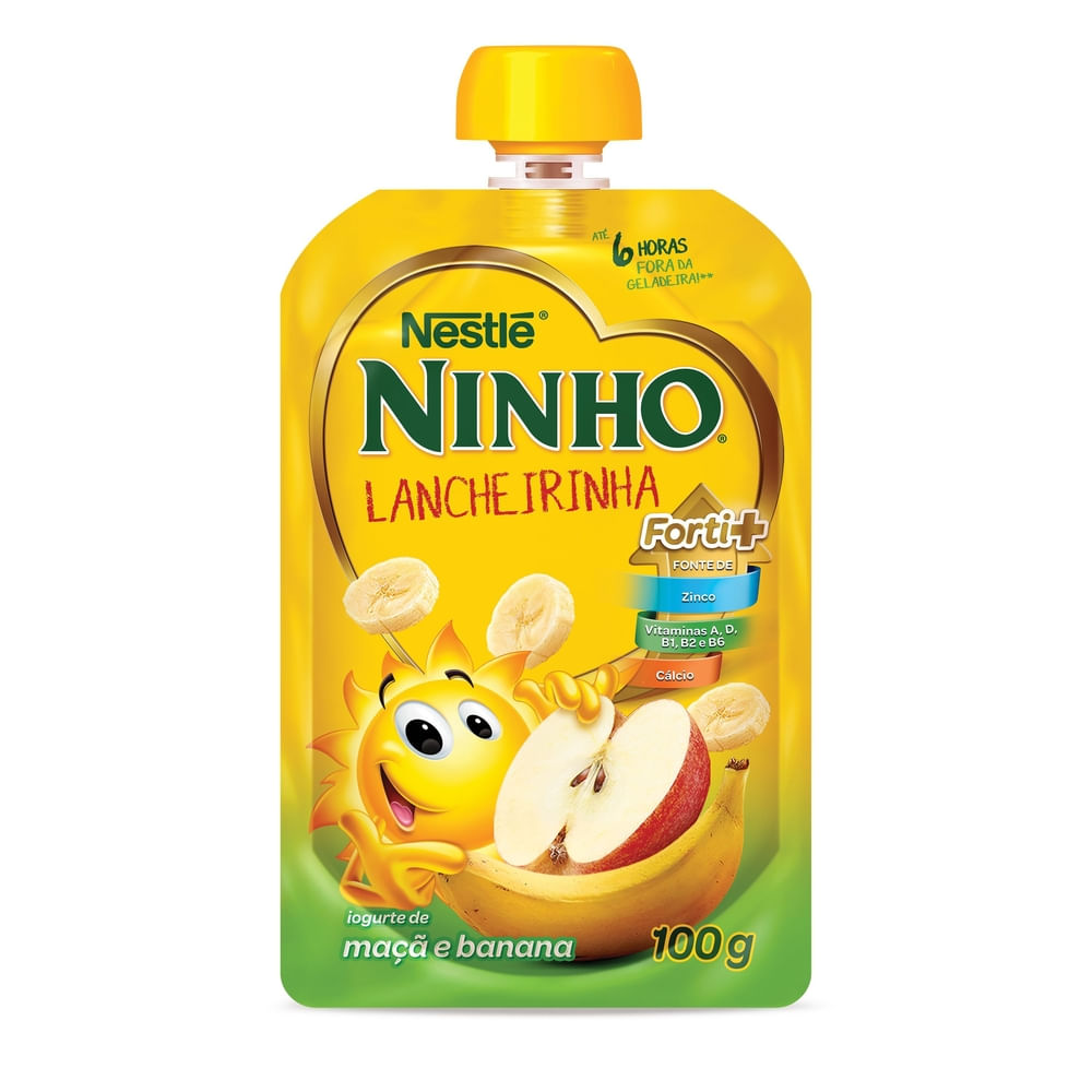 Iogurte Líquido Ninho Macã e Banana 100g | Polpa | Gbarbosa Iogurte Líquido Ninho Macã e Banana 100g | Polpa | Gbarbosa