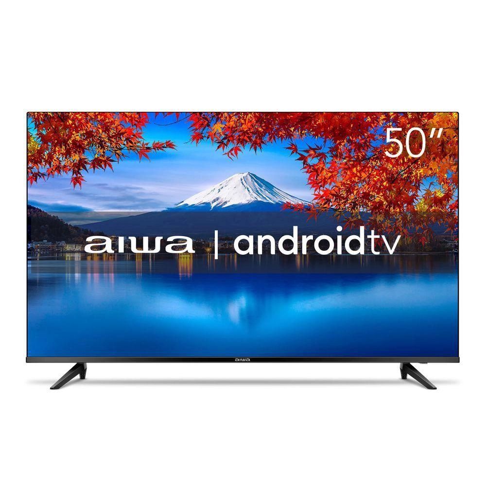 Smart TV 50 Polegadas Aiwa Ips Wi-Fi Bluetooth 4K Led Android 4K Smart ...