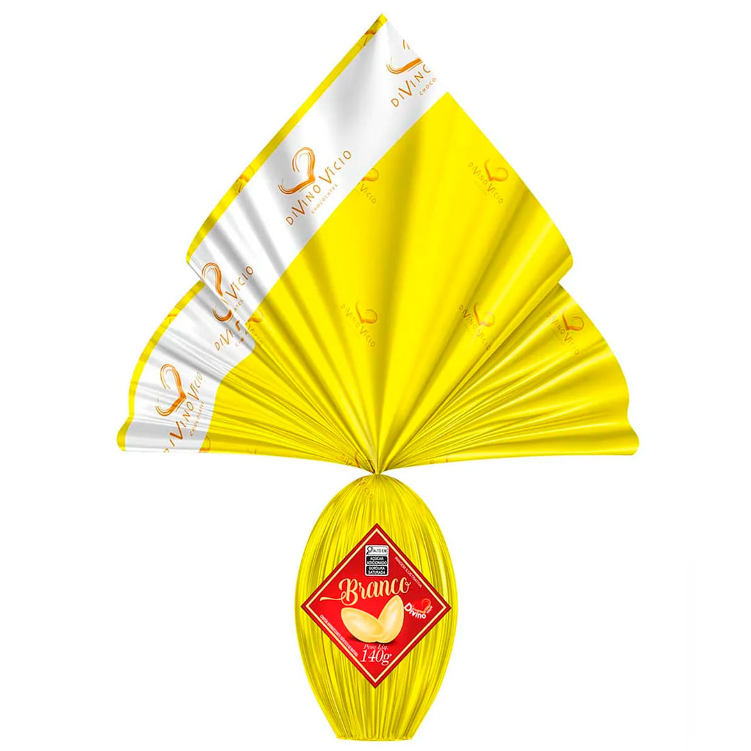 Ovo de Páscoa Divino Vício Chocolate Branco 140g | Ovos de Páscoa ...