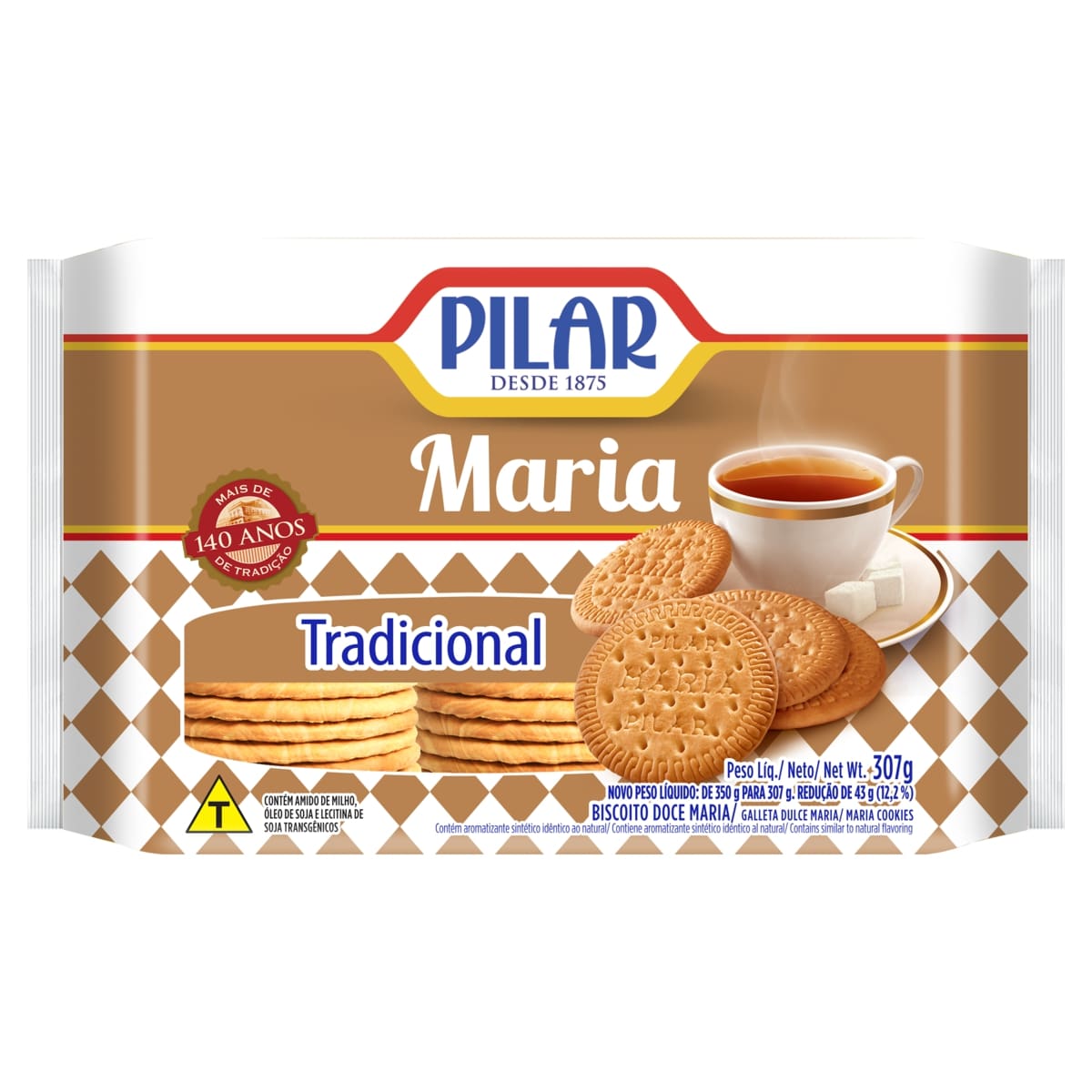 Biscoito Maria Pilar Tradicional 307g | GBarbosa