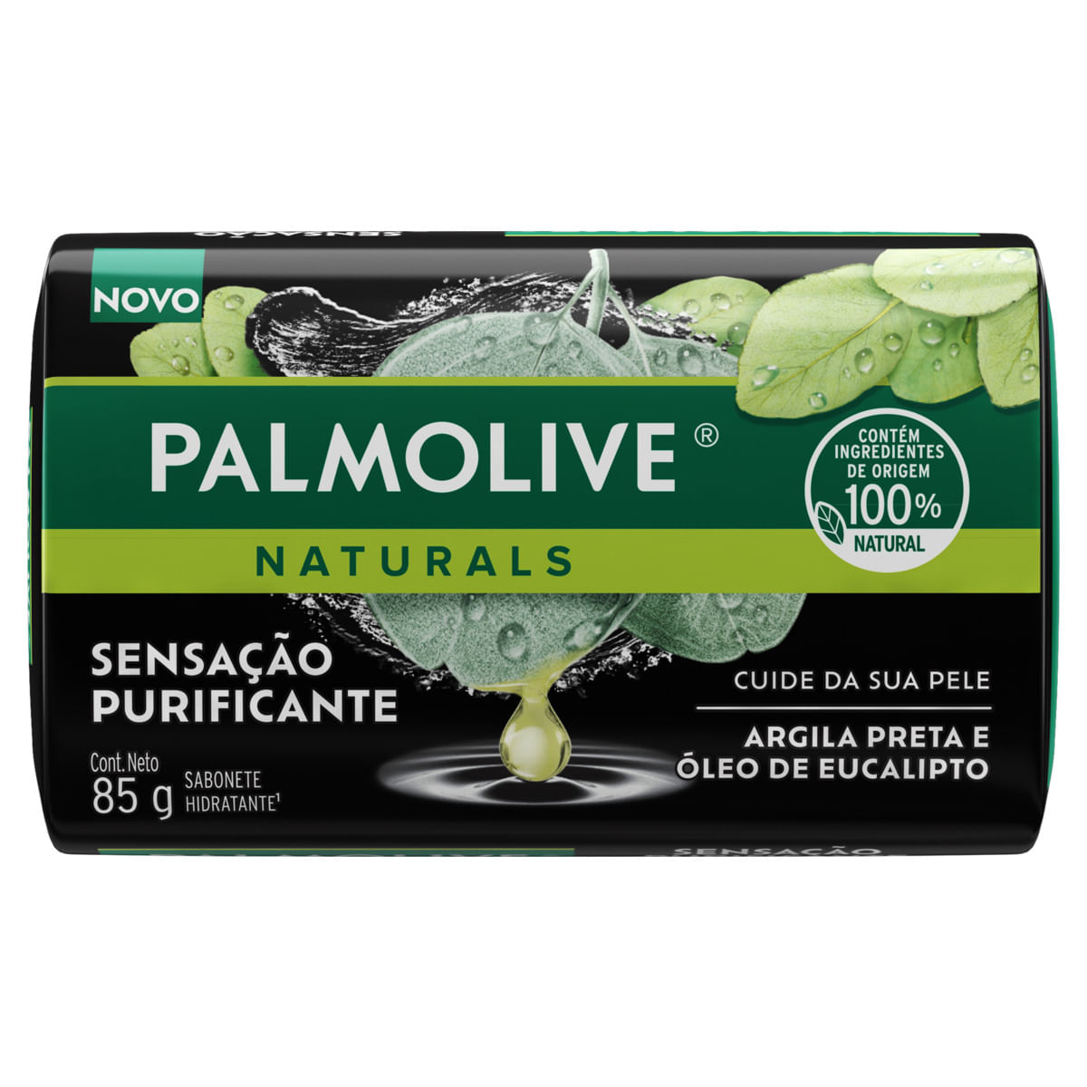 Sabonete em Barra Palmolive Naturals Sensação Purificante Argila Preta ...